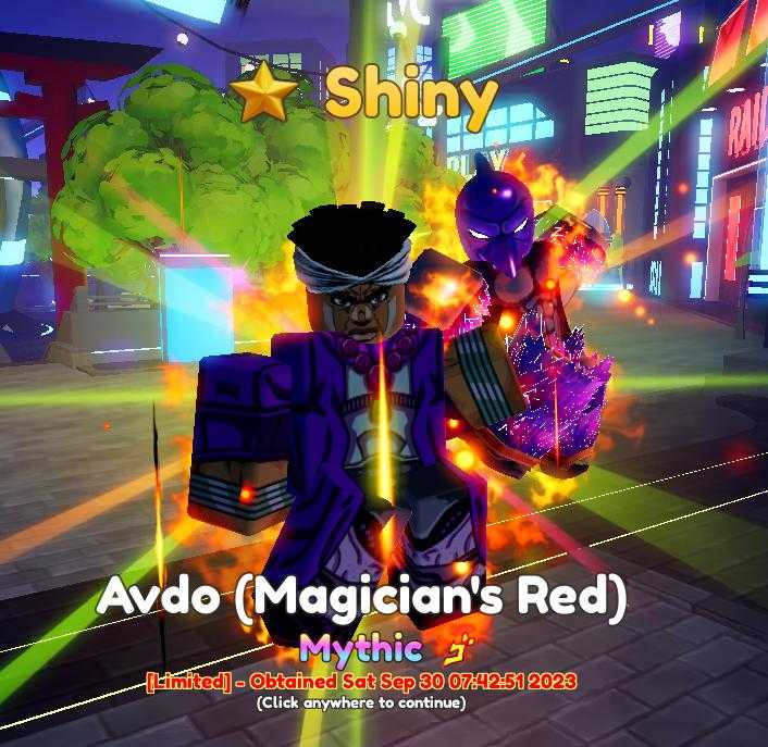 Shiny Avdo (Magician's Red) - Anime Adventures