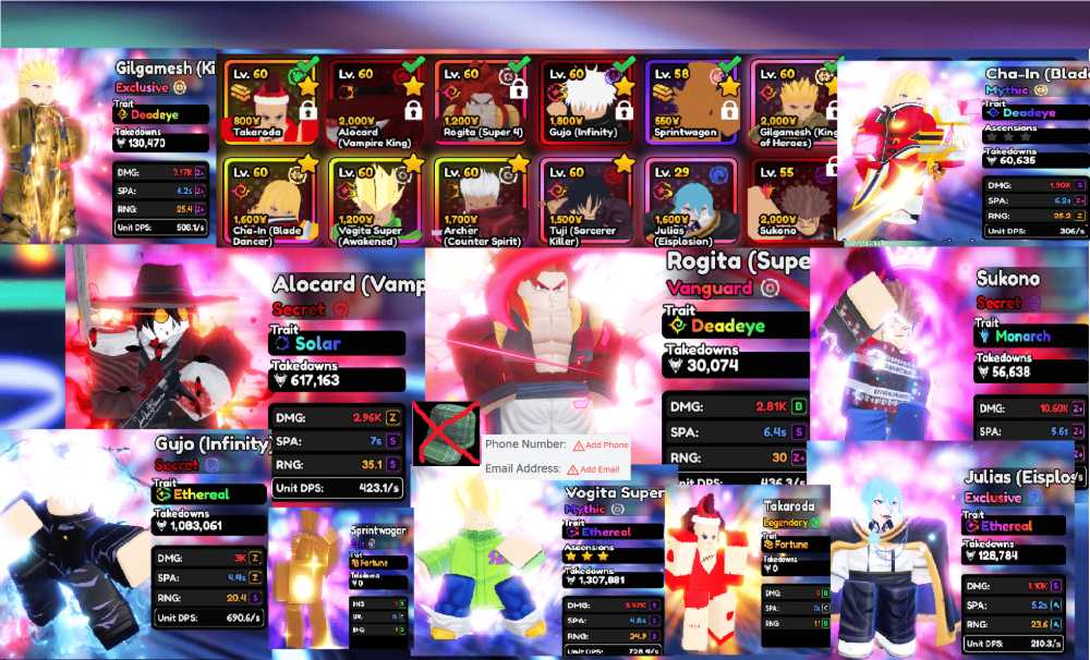 Anime Vanguards Sale15% Rogita(Vanguard)Deadeye /Suko(Monarch)/Alocard ...