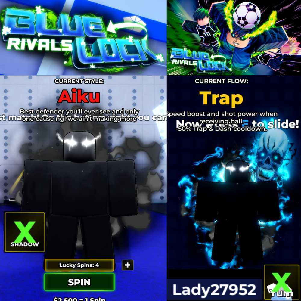 ROBLOX | Blue Lock: Rivals | Style Aiku | Flow Trap | Unverified ...