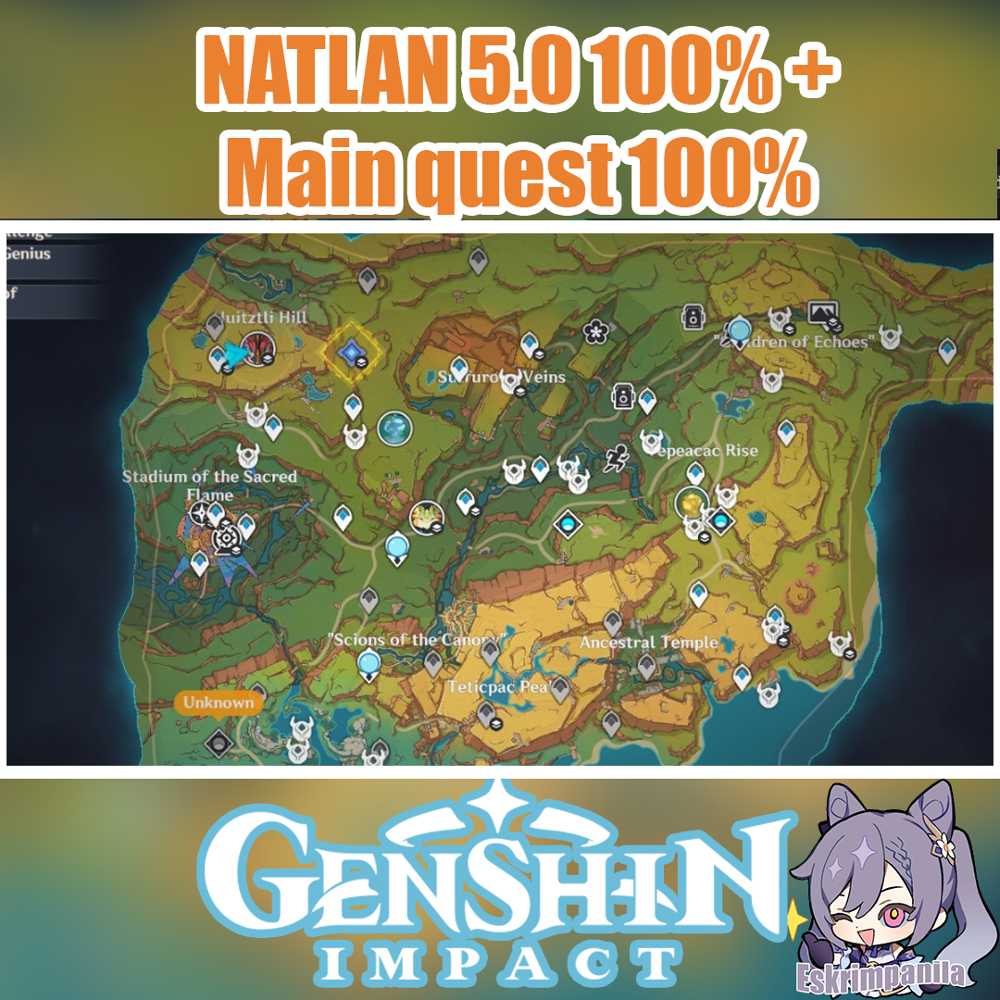 5.0 NATLAN 100% + Main Quest 100%Genshin Impact Boosting Service