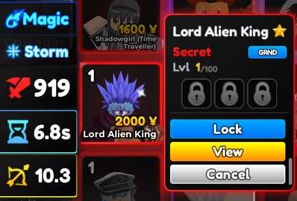 shiny boros / lord alien king - anime adventure aa Shiny boron
