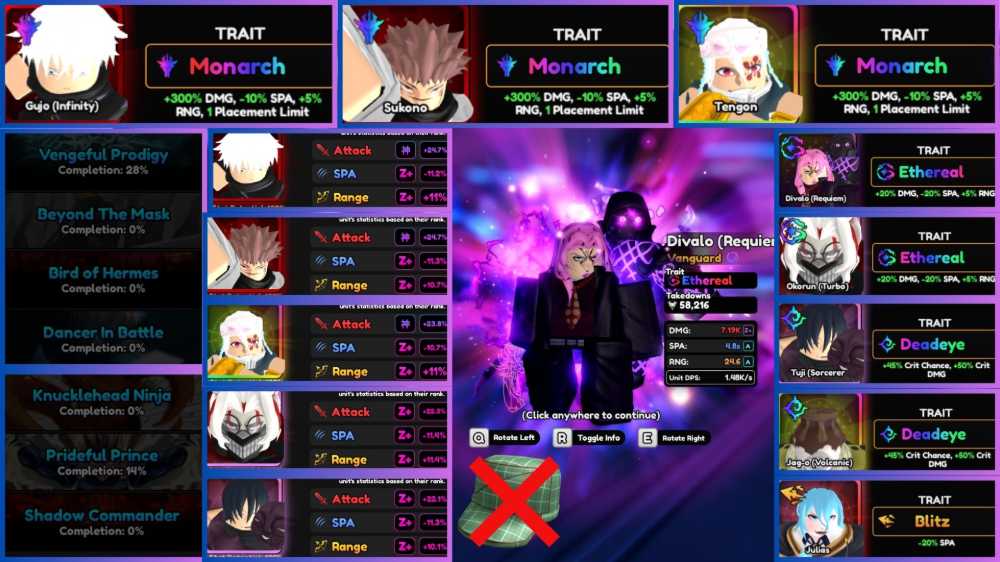 Anime VanGuards God Tier Account Vanguard Unit Diavolo(Divalo) Ethereal ...