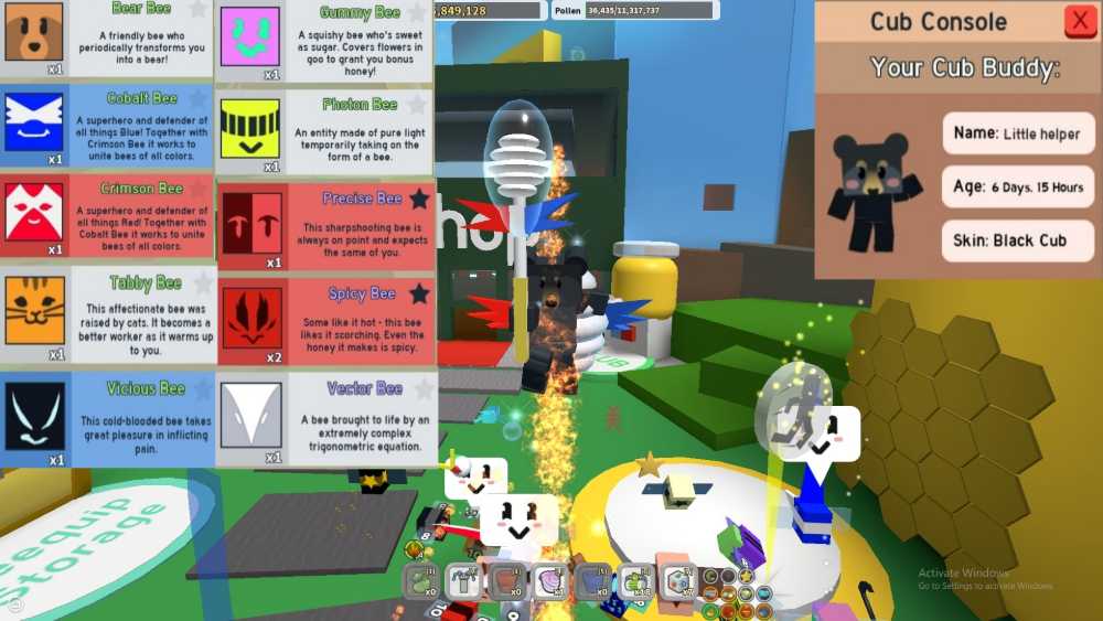 [BEE SWARM SIMULATOR] 35 BEES | 4 MYTHIC BEES 3 GIFTED | 7 EVENT BEES ...