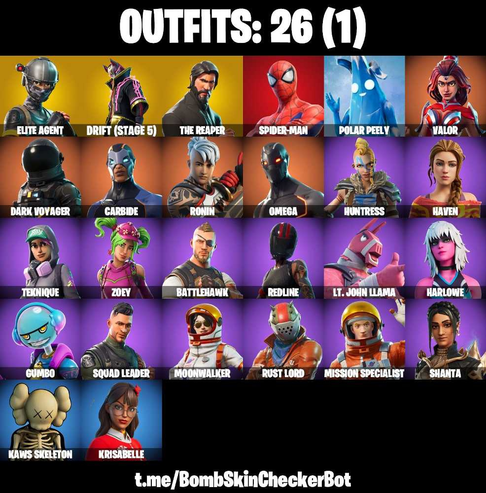 The Reaper, Elite Agent, Take the L, Orange Justice, Drift (Stage 5 ...