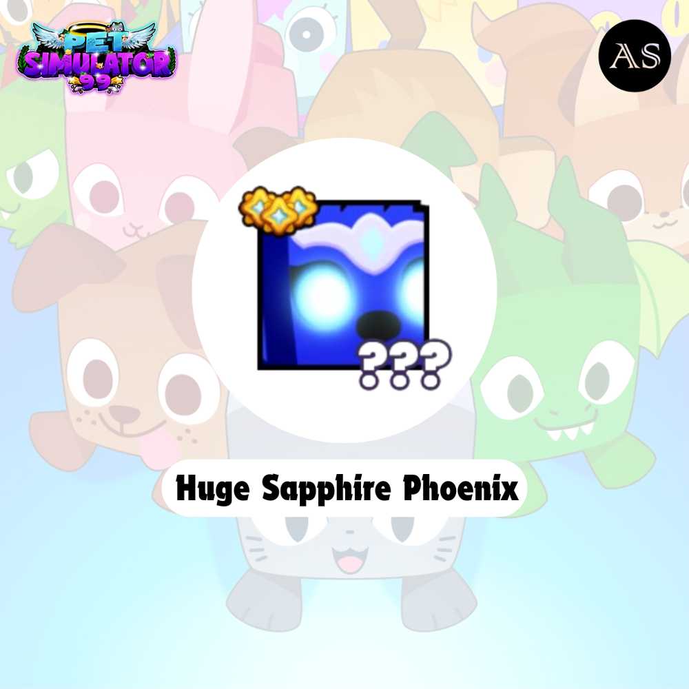 Huge Sapphire Phoenix