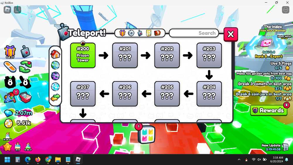 100% [Instant] [PS99] Rank 8 | Rebirth 8 | Expert | Equip Pet +54 | 2M ...