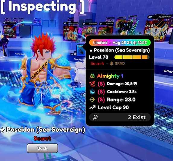 Anime Defender (Roblox) - Almighty Poseidon