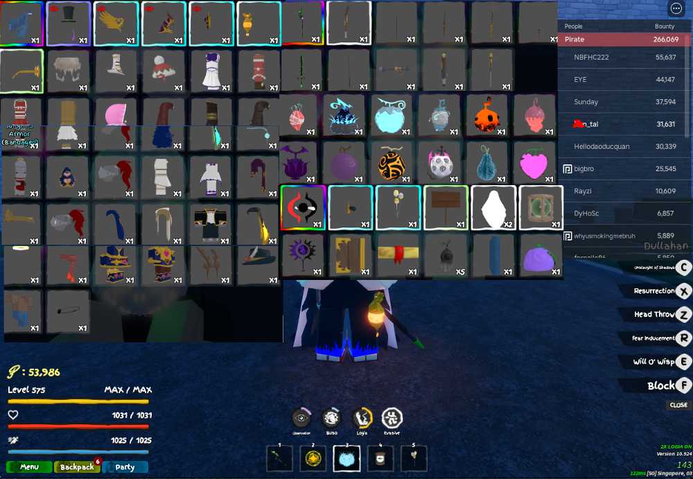 GPO - Grand Piece Online - 575LV - Pika Pika Using - 31k Bounty ...