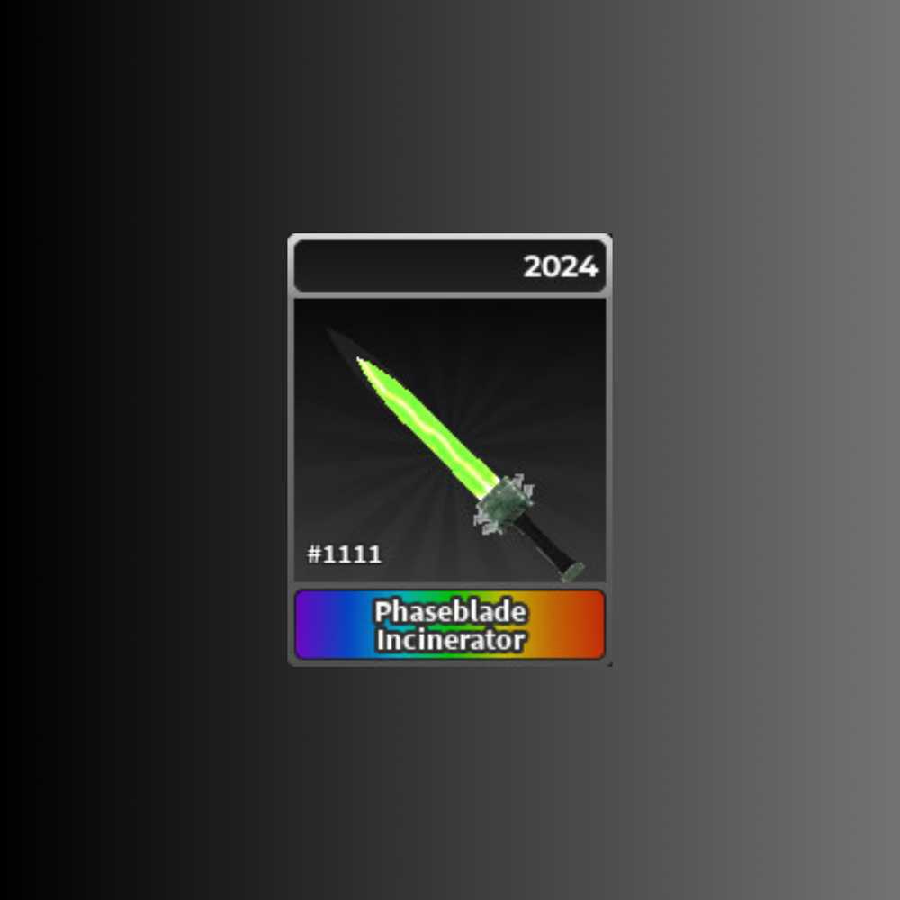 Phaseblade Incinerator Survive The Killer