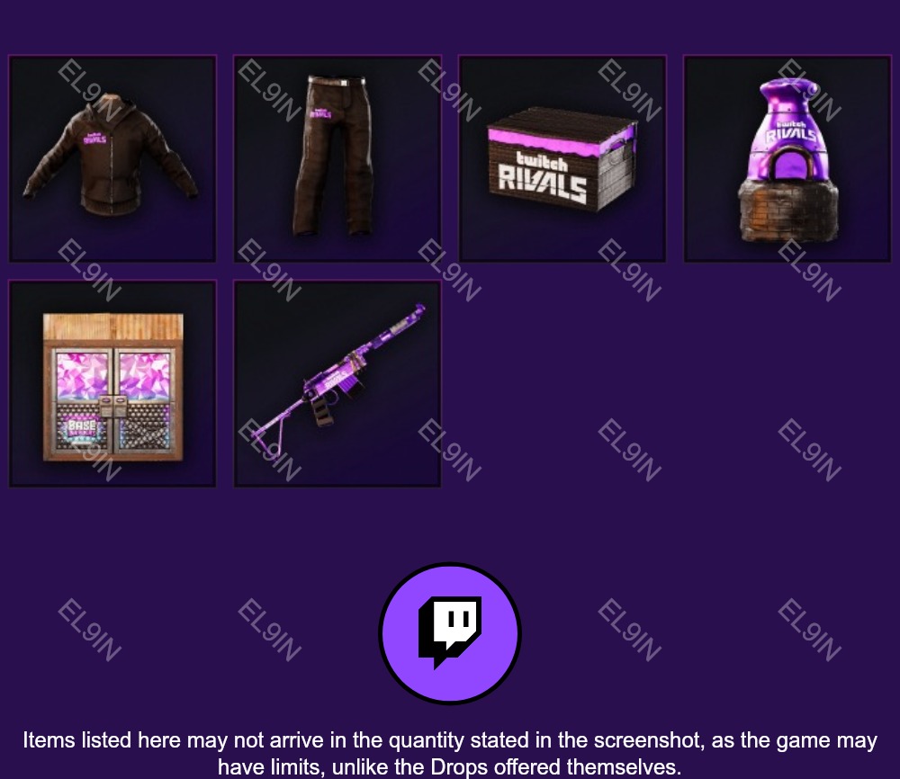 ️ Twitch Drops Twitch Rivals Base Invaders Generic Drops Rust [Total 6 ...