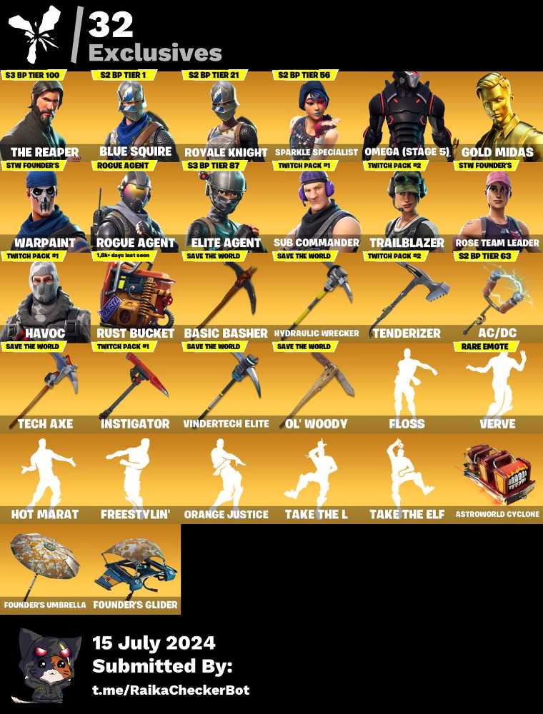 outlook + STW 139 skins Floss, Sparkle Specialist, Royale Knight, Blue ...