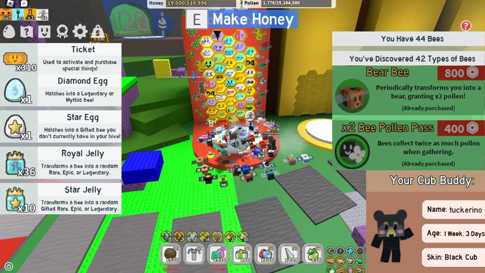 *SALE* [Bee Swarm, Test Realm, Pls Donate] Issey | +13Y | Lvl. 11-10 ...