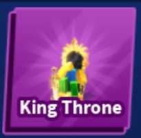 king throne emote - blade ball