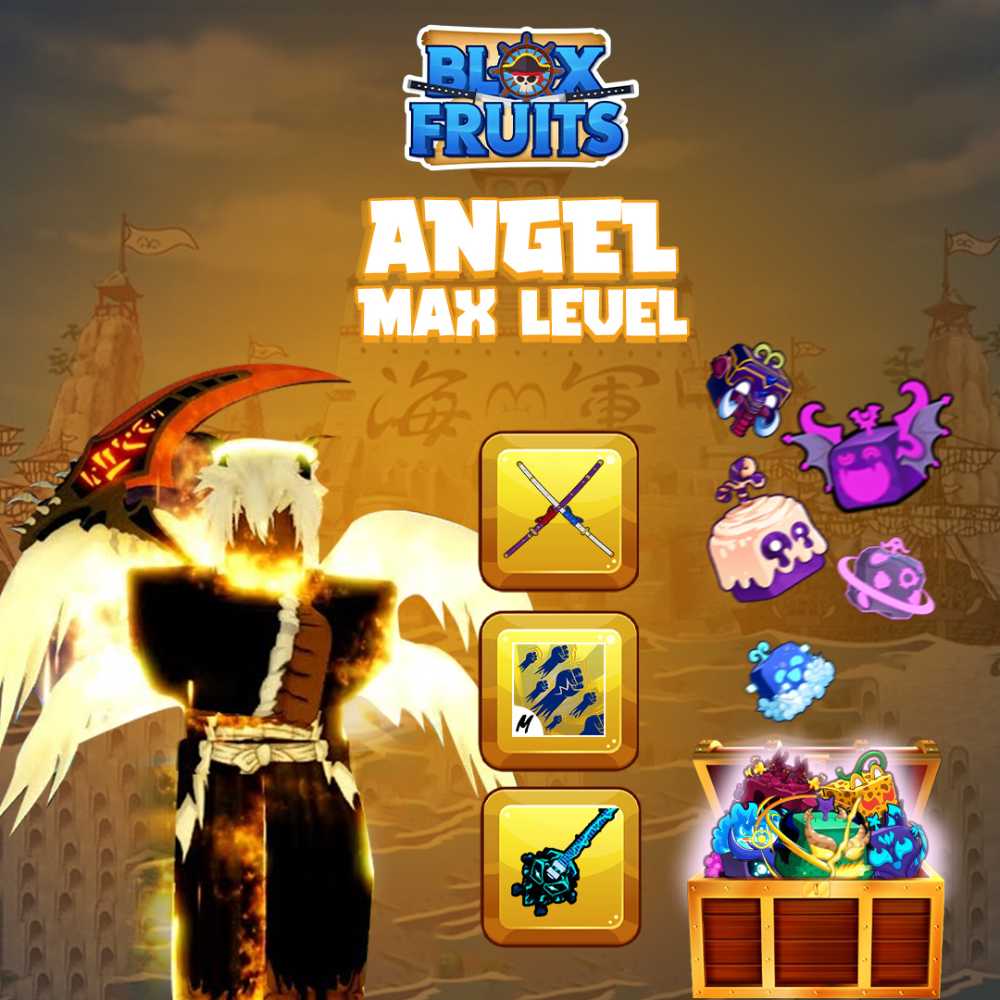 Blox Fruit 2600 Max Level 🪽 Angel V4 Full gear 🪽GHM 🪽 CDK 🪽 Skull ...