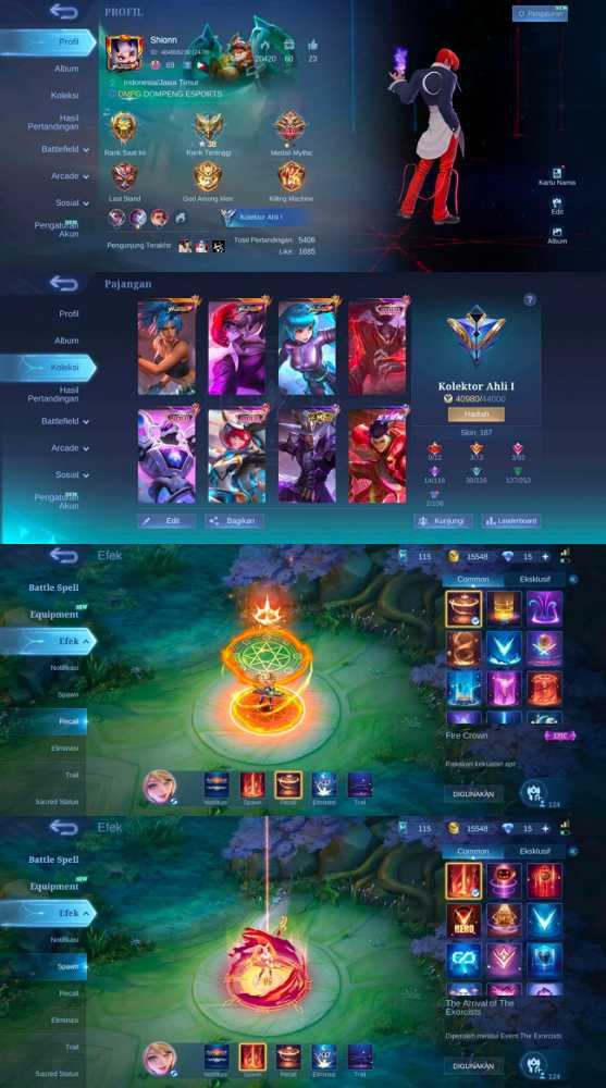 Skin 187 Recall epic limited, KOF limited edition skin: chou, karina ...