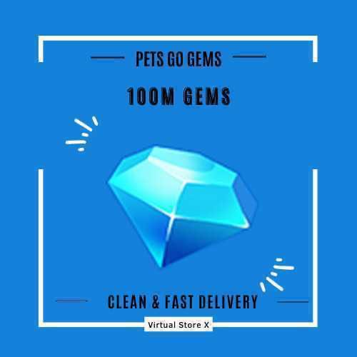 Roblox - Pets Go! - 100M Gems - Cheap And Fast Delivery!!