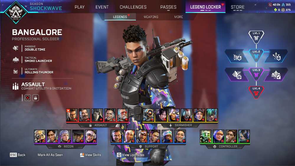 470+ LvL - 20x Legendary Skin 42K Legend Token - 315x Crafting Metal ...