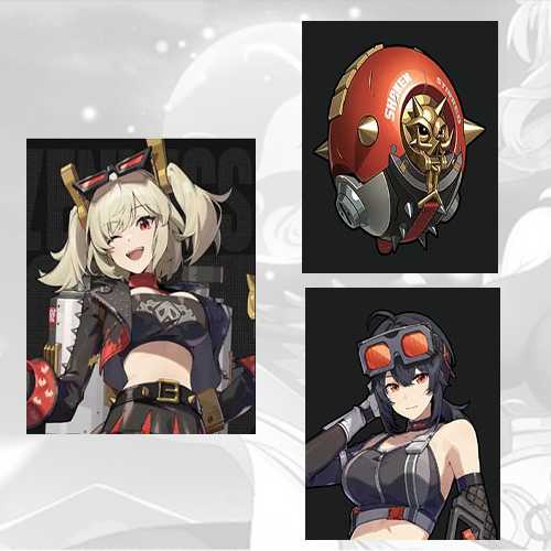 Asia|Lv4-10|Female|Burnice Whita + Burnice Whita weapon + Grace Howard ...