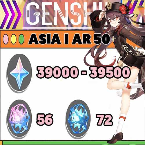 【Asia | 370+ Draws | AR50】Hu Tao + 39000-39500 Primogemds + Acquaint Fate 72 + Intertwined Fate ...