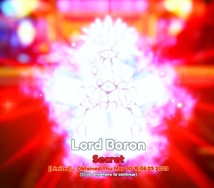 Lord Boron - Anime Adventure AA
