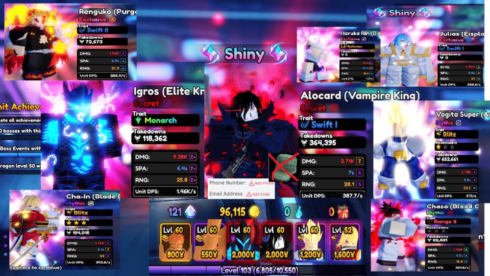 Anime Vanguards Sale17% Alocard(Shiny) /Igros(Evo)Monarch/Vogita Supe ...