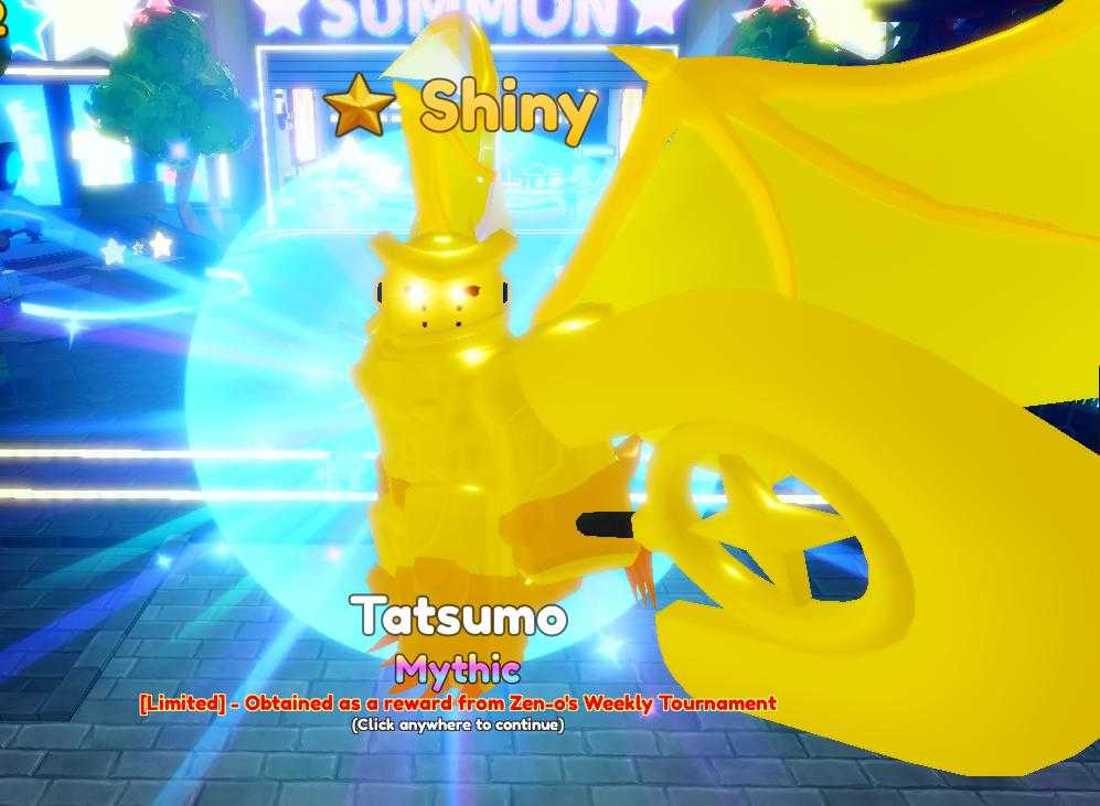 Shiny Tatsumo | Anime Adventure