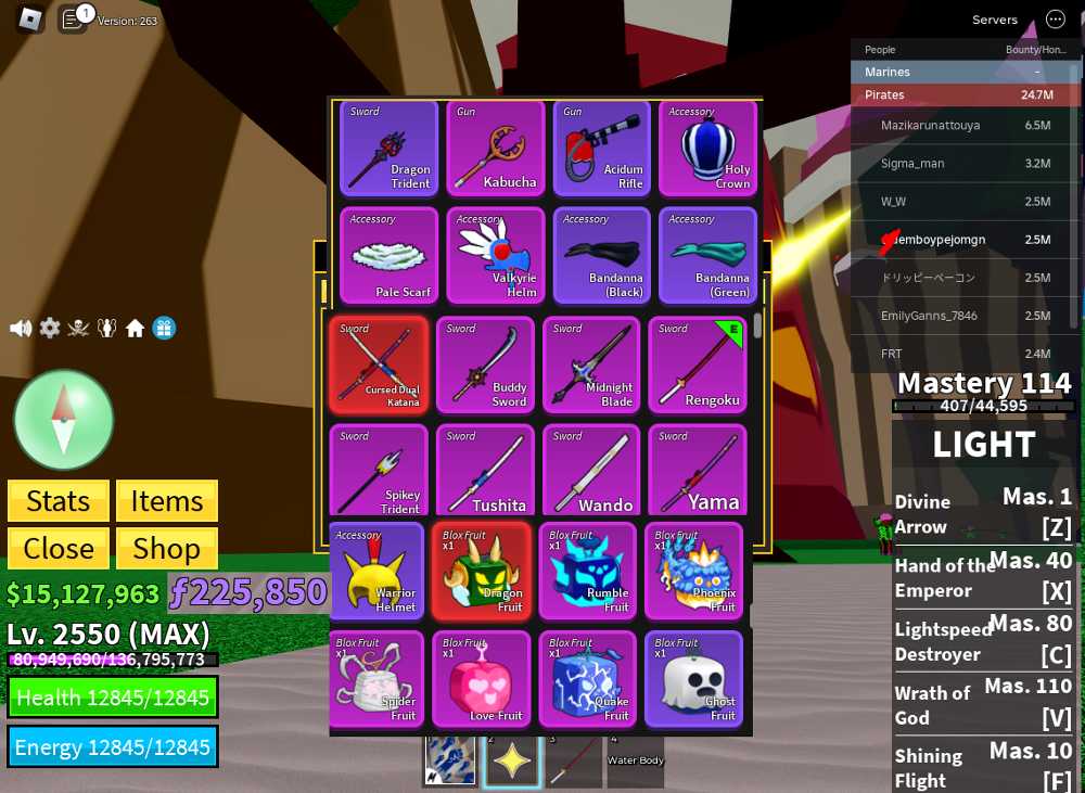 Blox Fruits / Dragon Inventory / CDK-GHM / 15m Beli / 225k Fragments ...