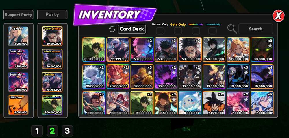 Anime Card Battle | 2M Rolls | 900M The Unbreakable | 99M Limitless ...