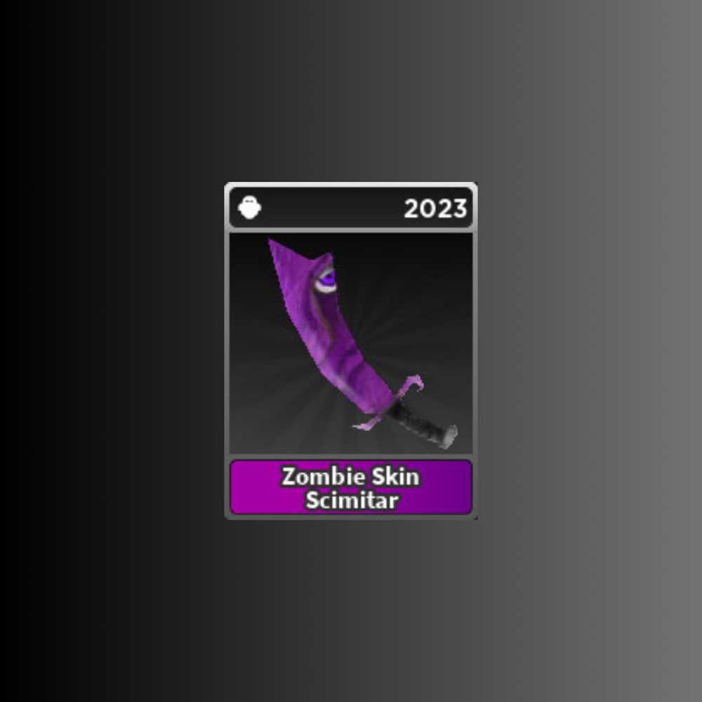 Zombie Skin Scimitar Survive The Killer