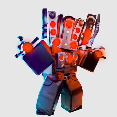 Hyper Upgraded Titan Speakerman HUTS Toilet Tower Defense TTD