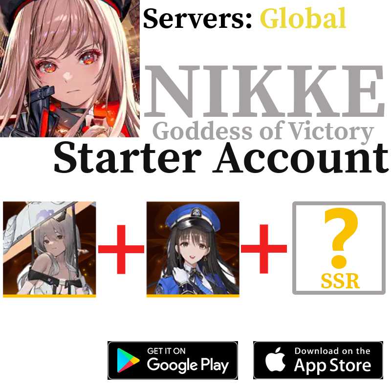 GLOBAL Server | Scarlet + SSR GODDESS OF VICTORY: NIKKE Starter Account