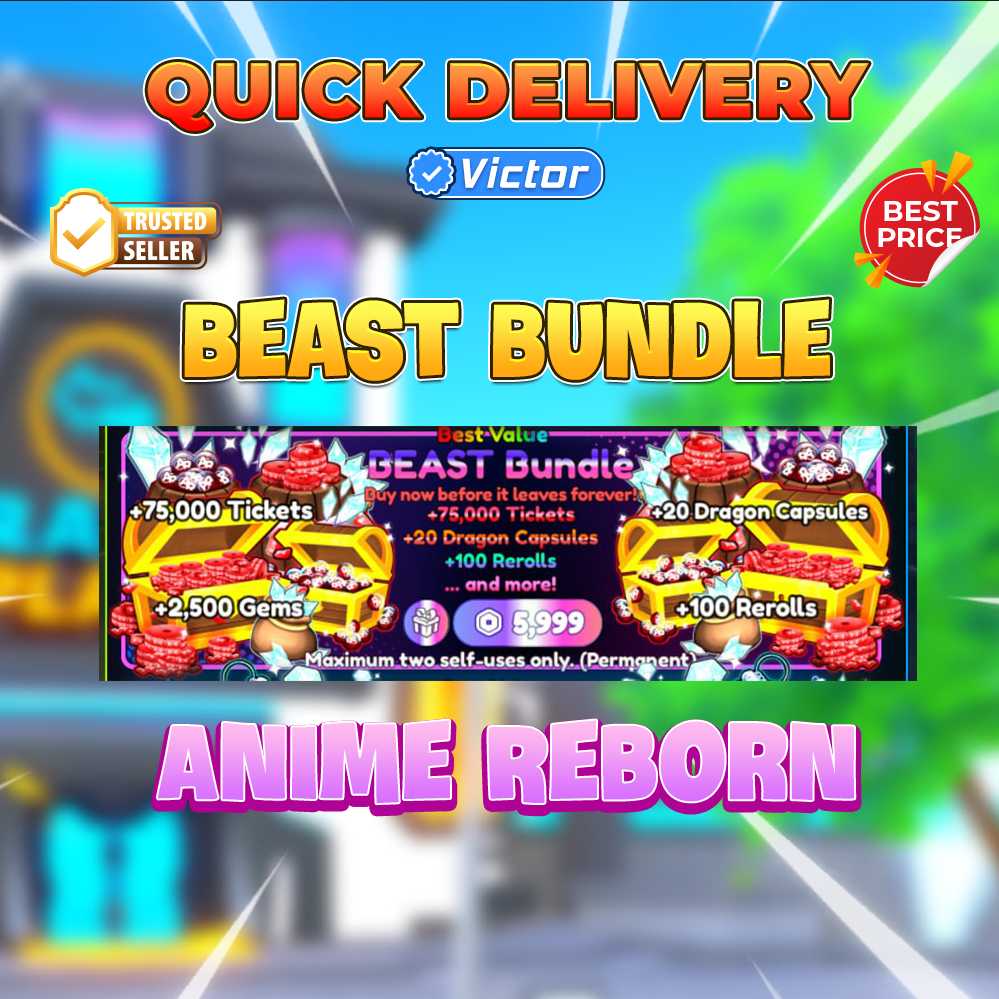 [NEW] Anime Reborn Beast Bundle ~ Instant Delivery