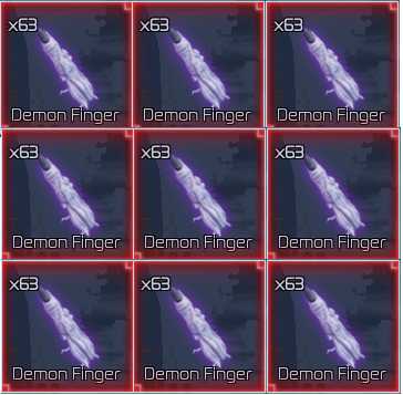 Jujutsu Infinite - Demon Finger 50x