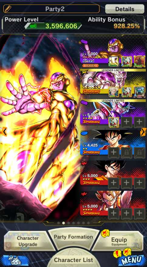 IOS+Android-Team Frieza-ULTRA Golden Frieza 12 star-LF-Frieza Full ...