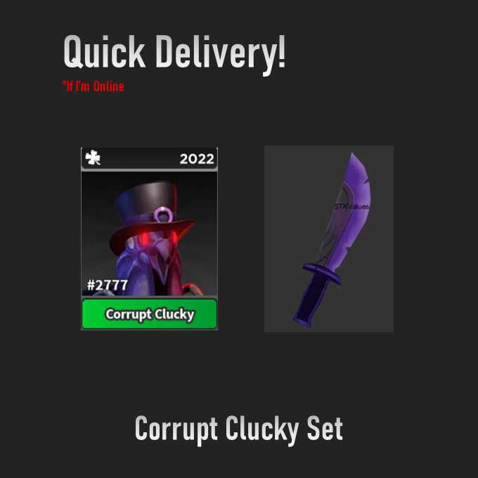 STK / Survive The Killer - Corrupt Clucky Set