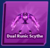 dual runic scythe - blade ball