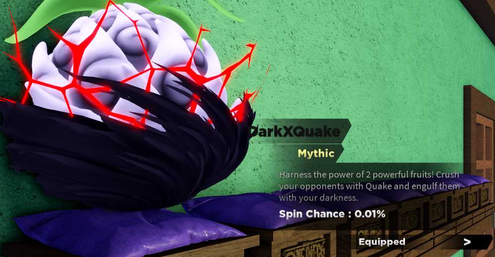 [Fruit Battlegrounds] DarkXQuake Fruit | Starter | Unverified Account