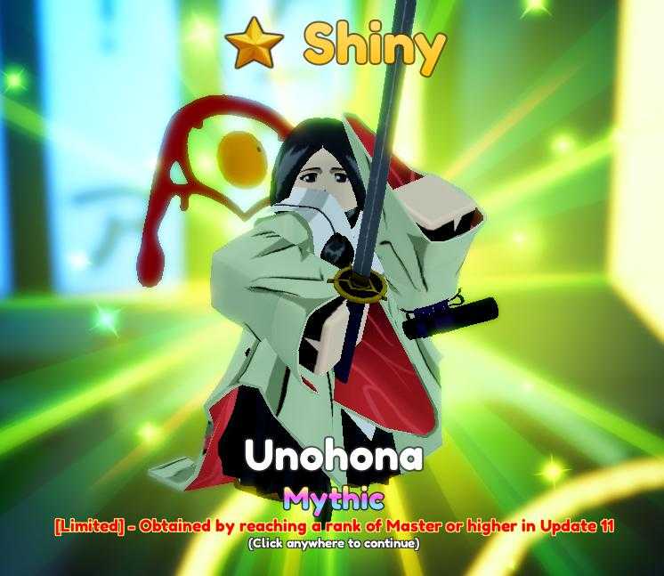 Shiny Unohona / Unohana | Anime Adventure