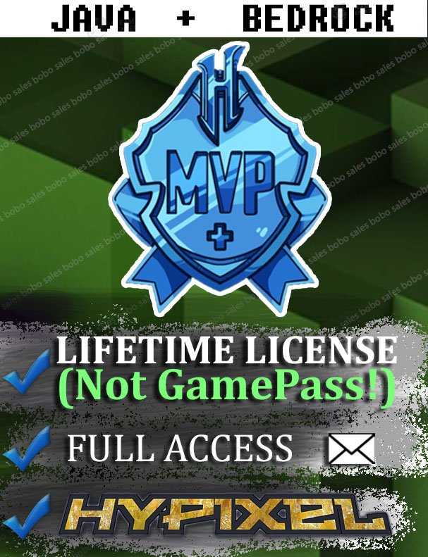 ⭐ Minecraft Java & Bedrock [MVP+ Rank Hypixel] Account from 18.02.2024! ⭐, Sale