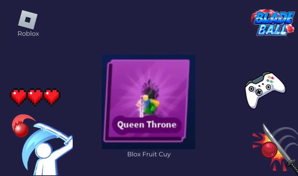 Queen Throne Emote - Blade Ball