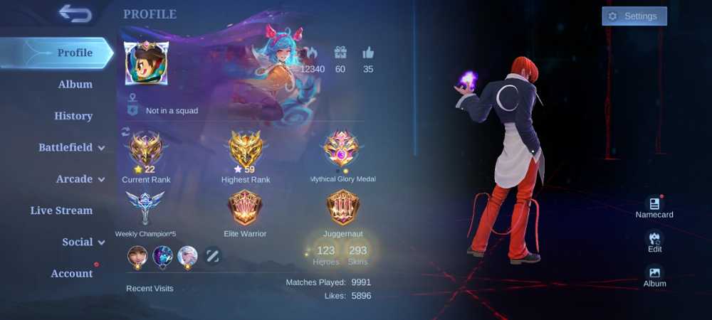 293 Skins. 1 Leg. 2 Collector. 2 KOF + TF + Zodiac. 1 Aspirant + Stun ...