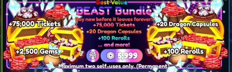 [NEW] Anime Reborn Beast Bundle ~ Instant Delivery