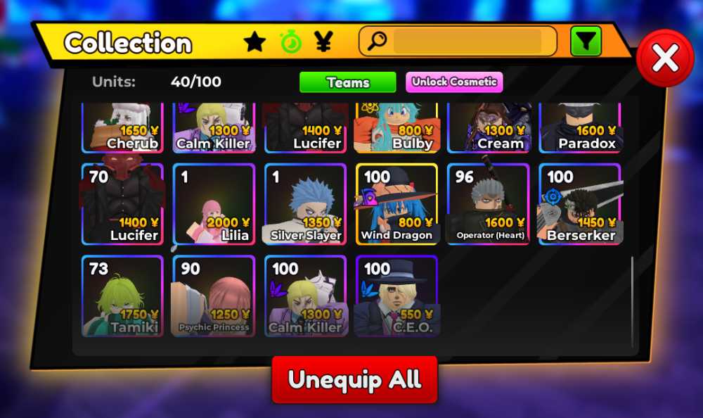 [2 UNIQUE] AA UNIQUE UMBRA (NUCLEAR) + UNIQUE VEGO (MAGE II ...