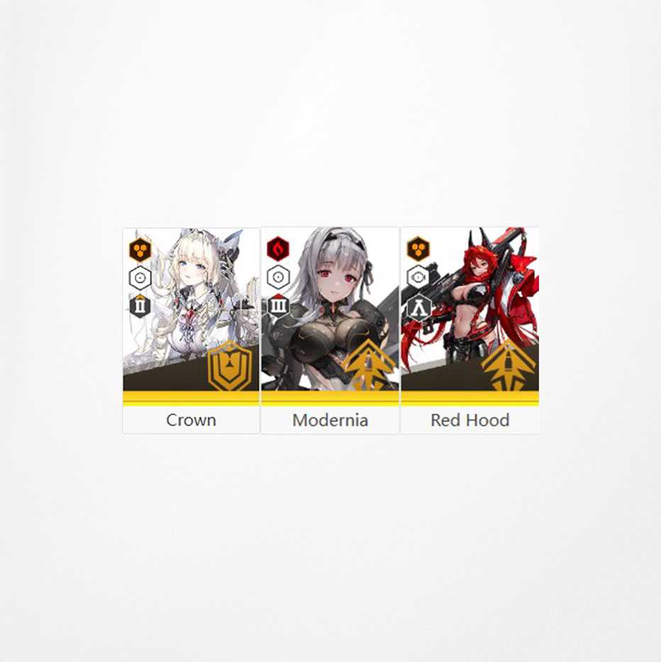 Korea（KR)|2-12|Modernia+Crown+Red Hood+Random 1-5 SSR