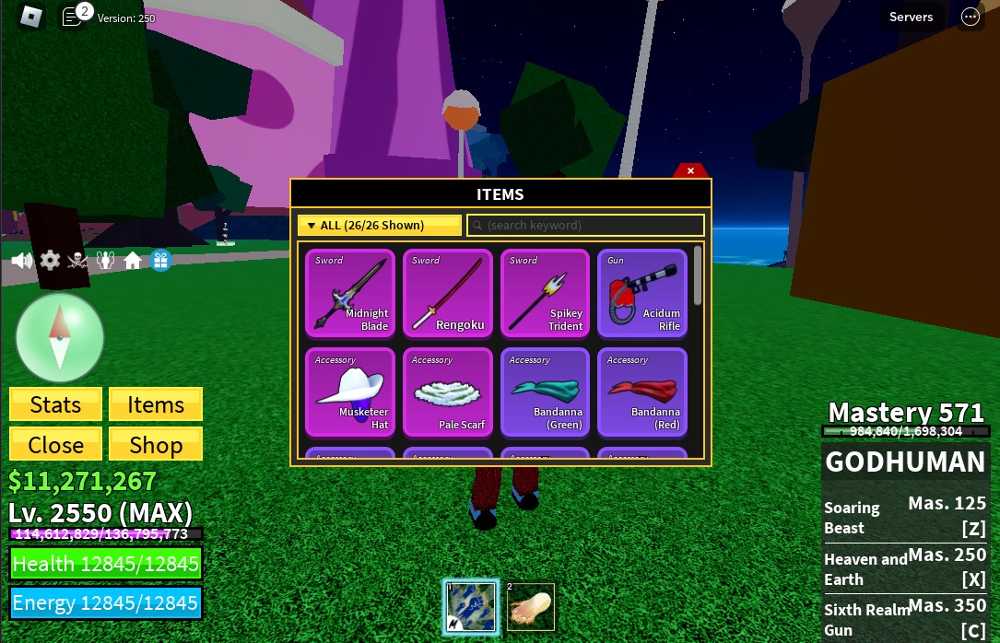 Blox Fruits 2550 Rabbit GodHuman 571 Dough