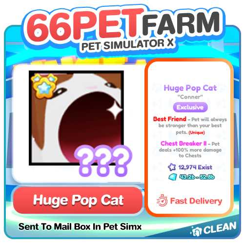 Huge Popcat - Pet Simulator X