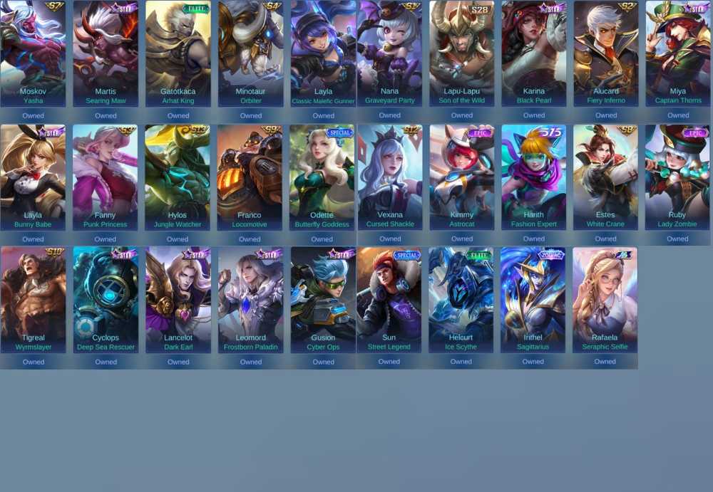 260 SKINS | FRANCO LEGEND + BADANG COLLECTOR