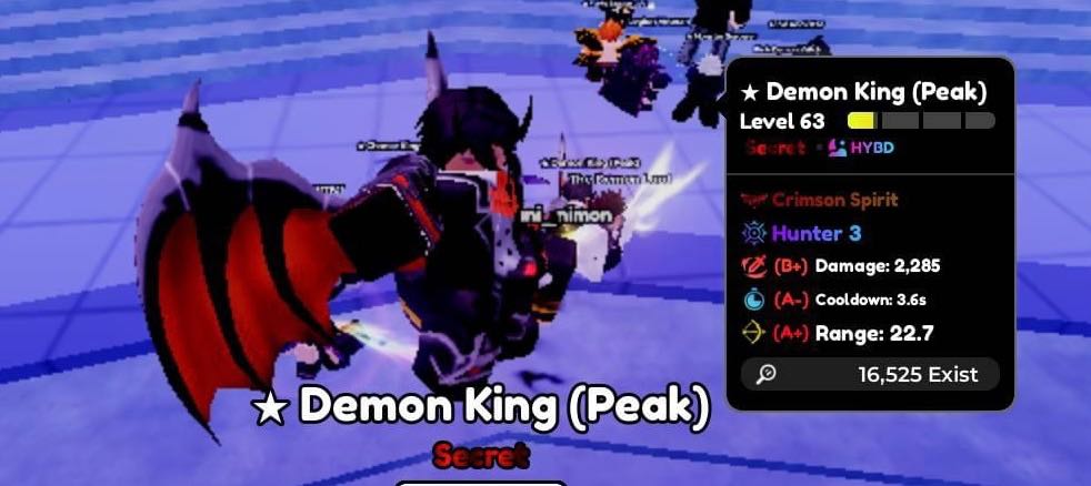 DEMON KING EVO / DIABLO EVO - [ANIME DEFENDER - ROBLOX]
