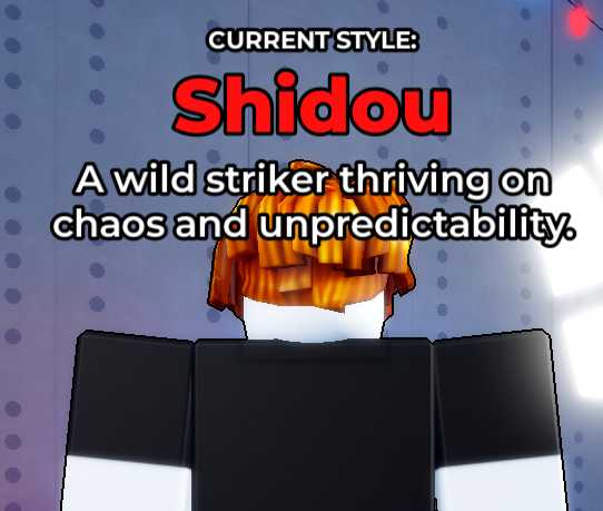 ROBLOX | Blue Lock: Rivals | Style Shidou (Mythical) | Flow Wild Card ...