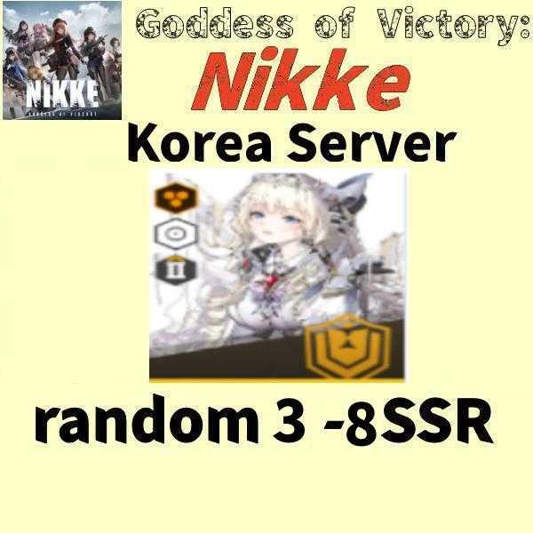 Korea server|Crown+ random 3 -8 SSR】Goddess of Victory: Nikke